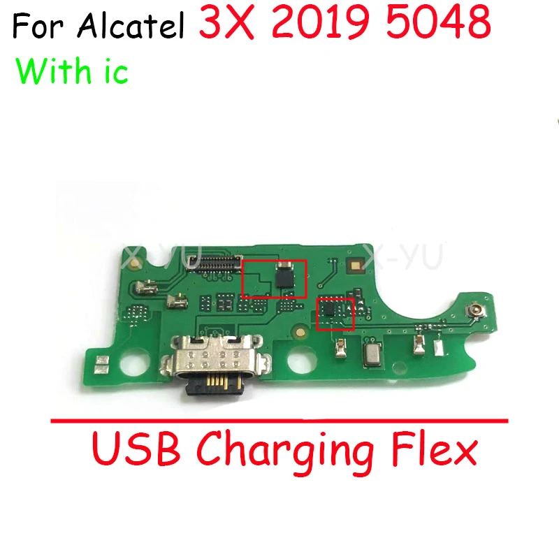 For Alcatel 3X 2019 5048 5048U 5048Y USB Charging Board Dock Port Flex ...