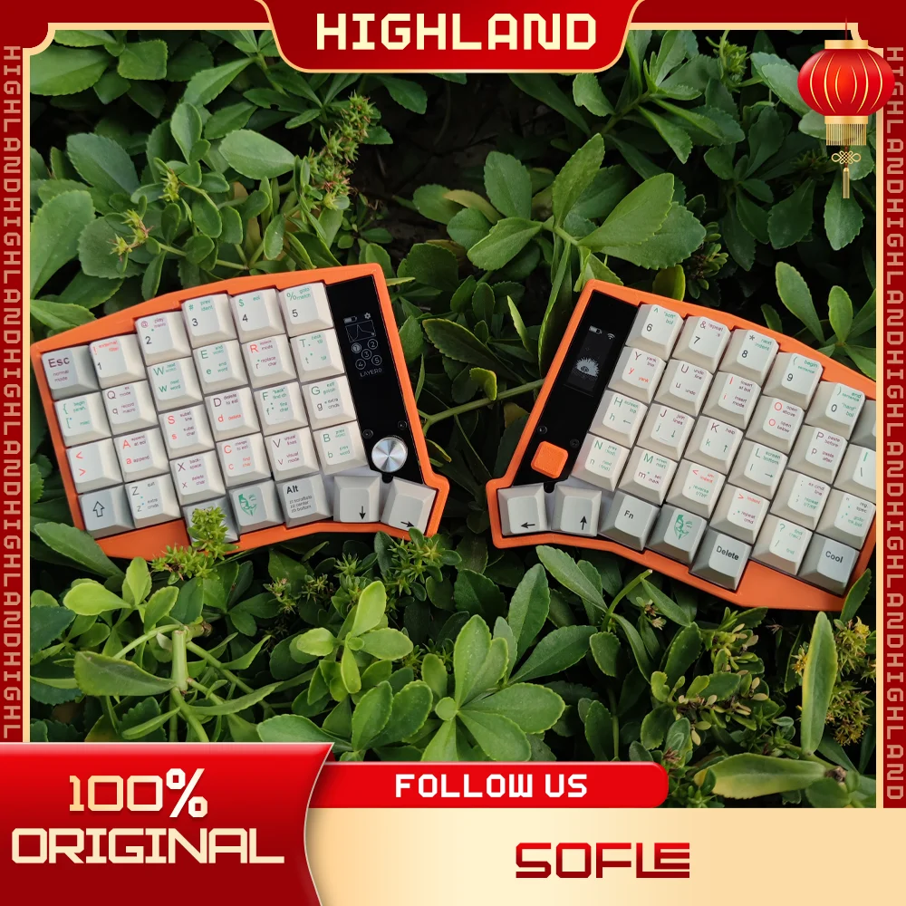 New-Sofle-Keyboard-Split-Corn-Customize-Keyboard-Knob-Screen-Bluetooth ...