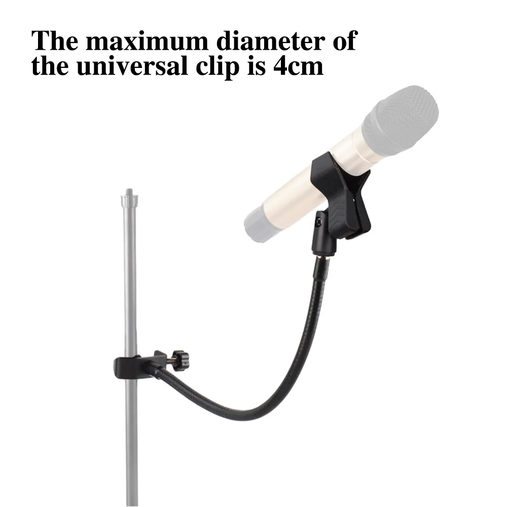 Hose Microphone Clip With Table Clip Microphone Stand For Broadcast ...