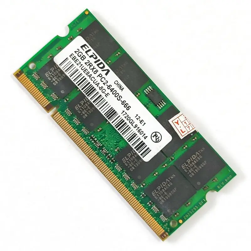 ELPIDA-memoria-RAM-DDR2-para-port-til-2GB-800MHz-2GB-2RX8-PC2-6400S-666 ...