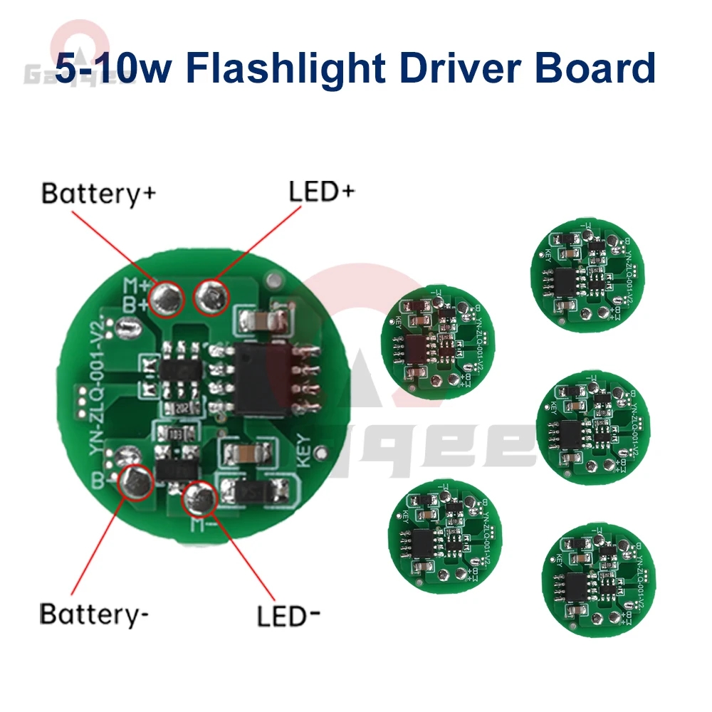 5PCS Flashlight Driver Board DIY Circuit Board Type-C Charging Port 5 ...