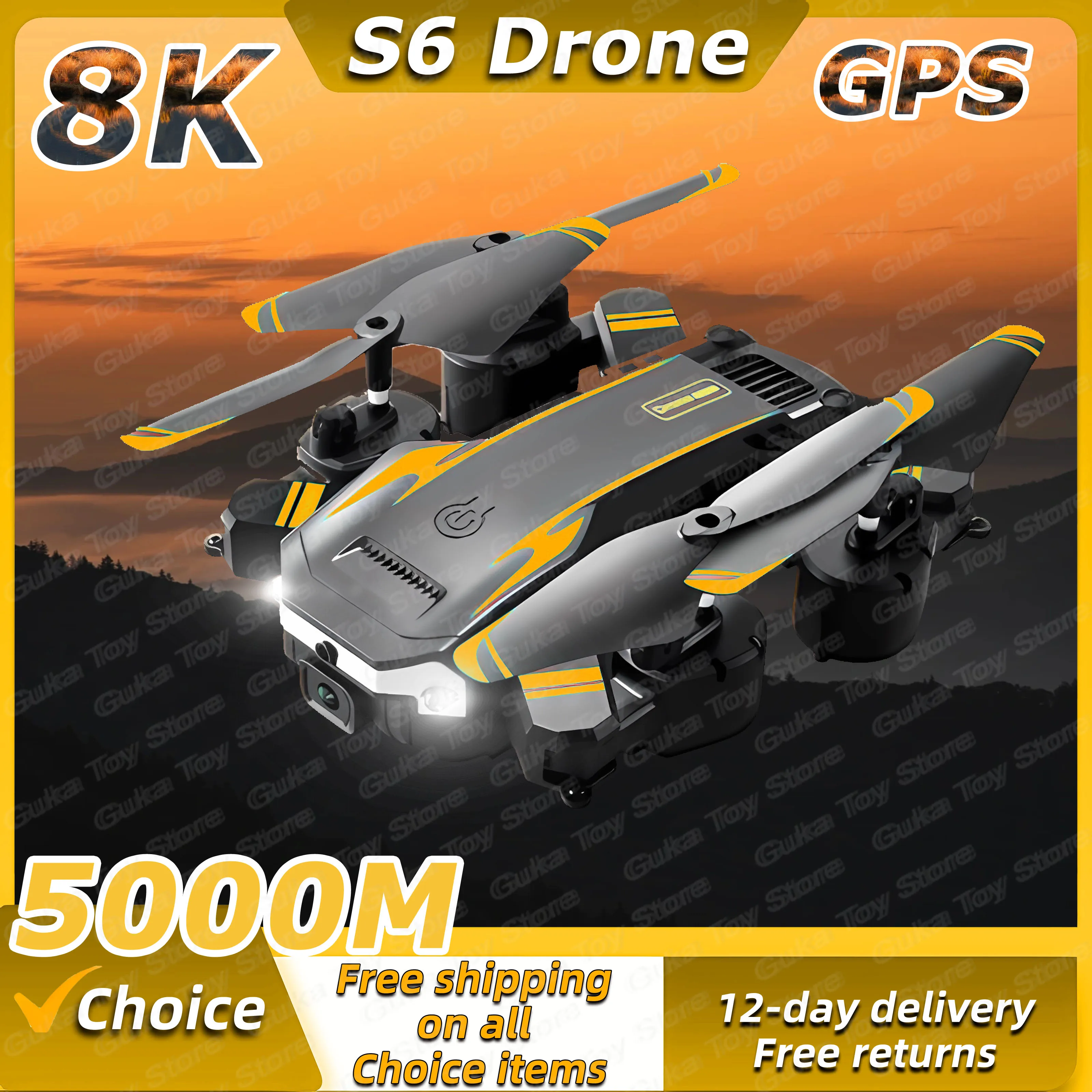 New-S6-GPS-Drone-Professional-Foldable-Quadcopter-Aerial-HD-Camera-APP ...