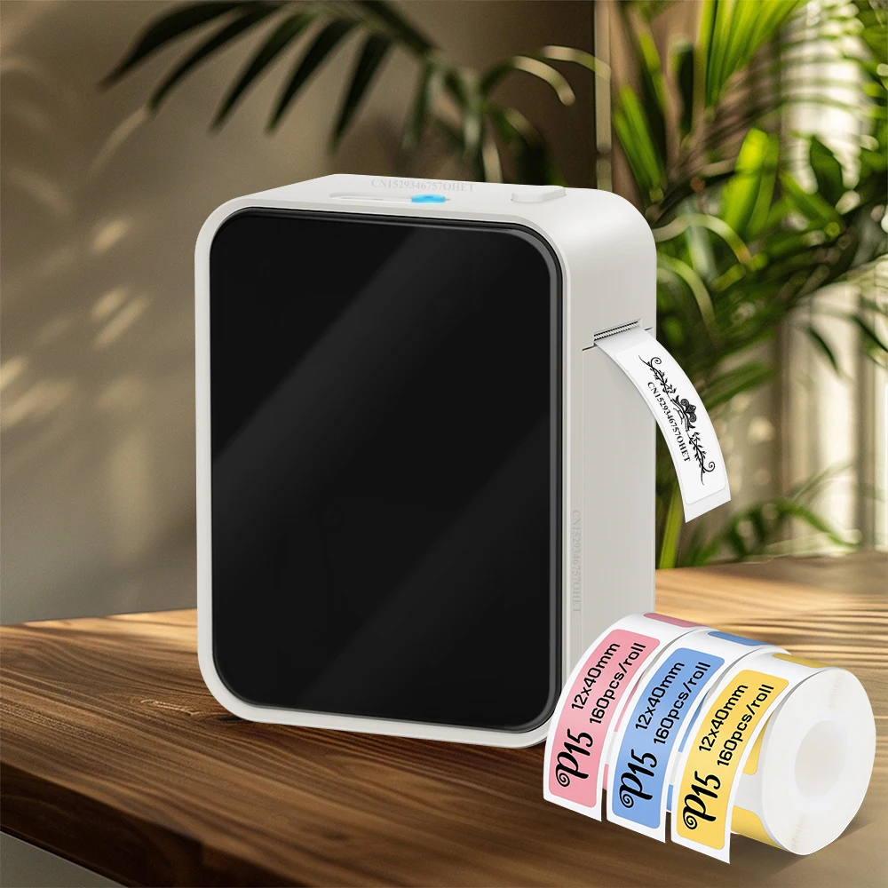 5PK-P15-Label-Paper-Roll-or-Mini-Portable-Printer-P15-Label-Printer ...