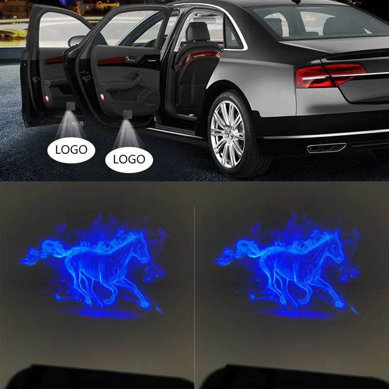 1-2PCS-Car-Decor-Car-Door-Wireless-LED-Shadow-Projector-Logo-Ghost ...