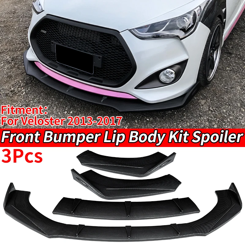 Car Front Bumper Splitter Lip Body Kit Spoiler Diffuser Deflector ...