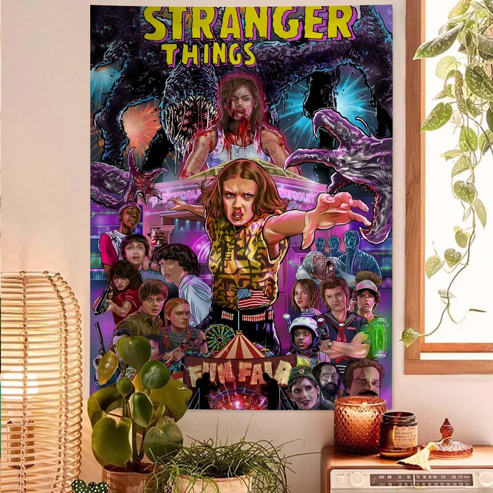 S-Stranger-Things-TV-Impresso-Tape-aria-de-Parede-Grande-Indiano-Buda ...