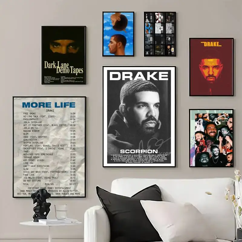 Hot-Rapper-D-Drake-POSTER-Prints-Wall-Pictures-Living-Room-Home ...