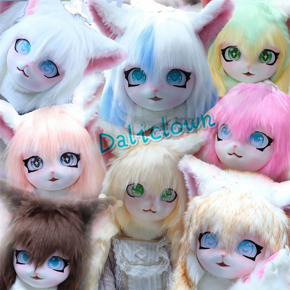 Kigurumi-Fursuit-Headset-Furry-Cosplay-Costume-Kig-Head-Mask-Paws ...