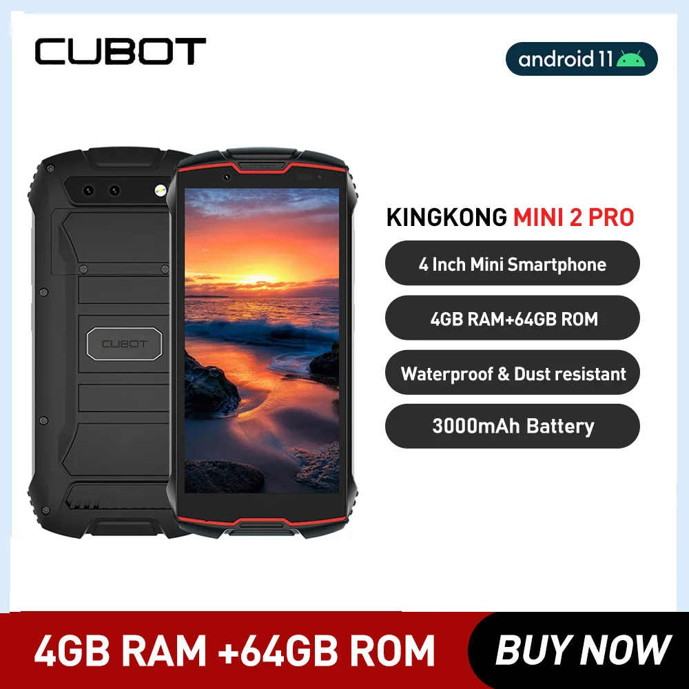 Cubot-KingKong-MINI-2-Pro-Smartphones-Imperme-vel-Octa-Core-4GB-64GB ...