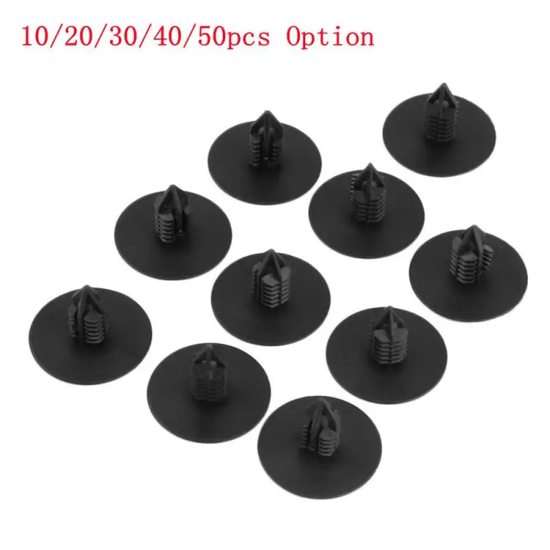 50/40/30/20/10pcs 10mm Car Wheel Arch Lining Splash Guard Trim Clips ...