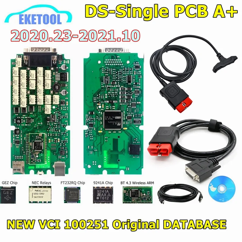 2020.23 Update to 2021.10 NEW VCI Car Repair Tool TCS PRO+ Multidiag BT ...