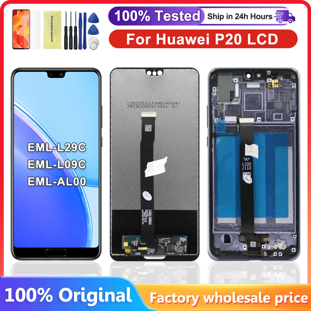5.8" For HUAWEI P20 Display EML L29 EML L22 EML L09 LCD Touch Screen ...