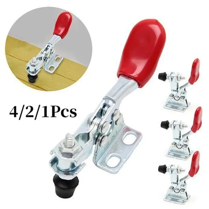 1/2/4pcs 8cm GH 201A Horizontal Quick Release Toggle Clamps Set 27KG ...