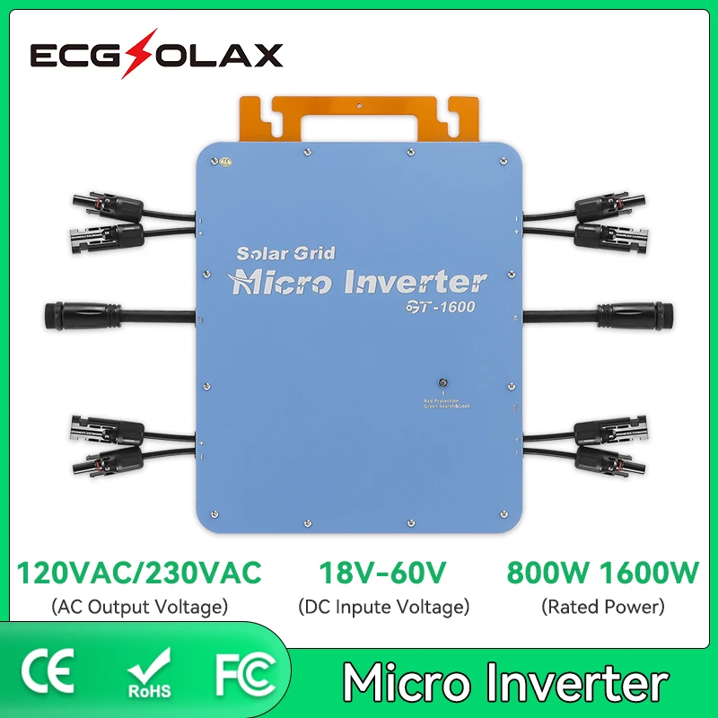 ECGSOLAX-800W-1600W-Grid-Tied-Micro-Solar-Inverter-220V-18-60VDC-Input ...