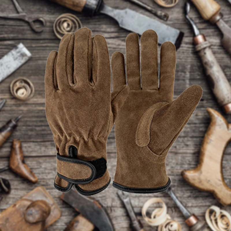Leather-Work-Glove-For-Men-Hand-Protection-Machanic-Working-Gloves-Weld ...