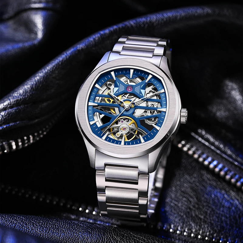 Daniel Gorman 2025 New Brand Mens Automatic Watch Skeleton Mechanical ...
