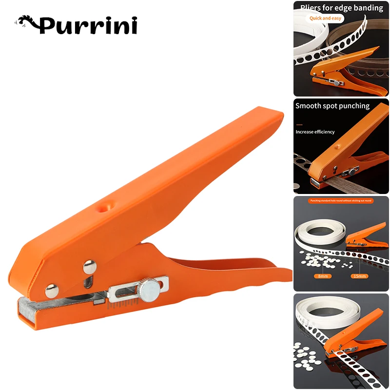 8 10 12 15mm Edge Punch Edge Pliers Manual Iron | Screw Hole ...
