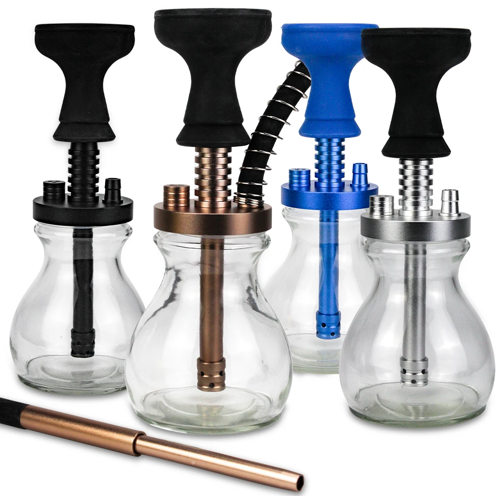 Shisha de viaje portátil con tazón de silicona, Shisha, narguile ...