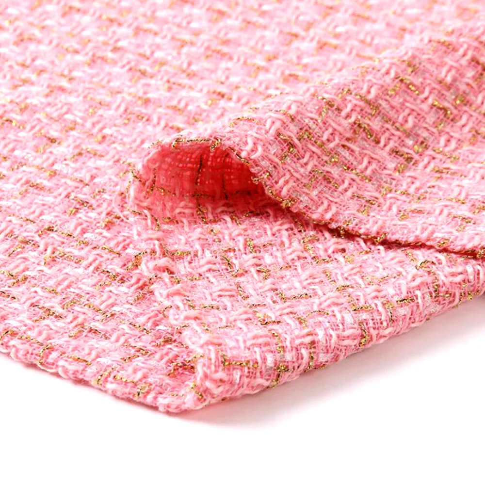 150cm-Wide-Small-Fragrant-Wind-Woolen-Cloth-Fabric-Coarse-Spinning ...