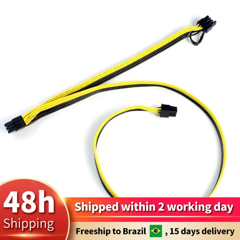 Modular Psu Power Supply Cables Pci E 6pin To Pci-e 8 Pin 6+2pin Pci ...