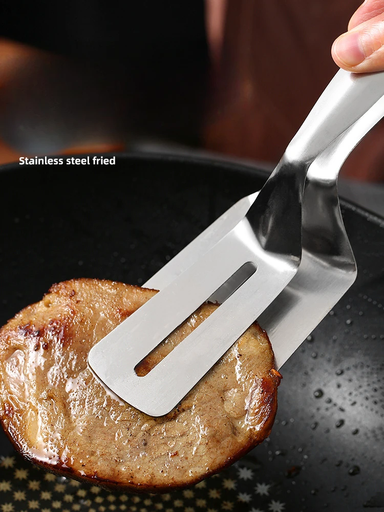 Stainless-Steel-Food-Flipping-Steak-Clips-Multifunctional-Cooking-Tong ...