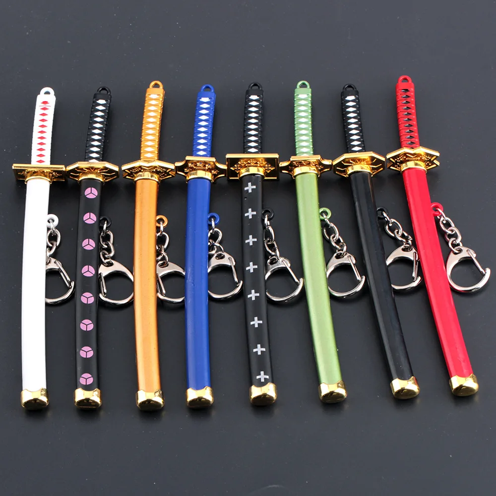 Eight-Color-Mini-Roronoa-Zoro-Sword-Keychain-For-Men-Buckle-Toolholder ...