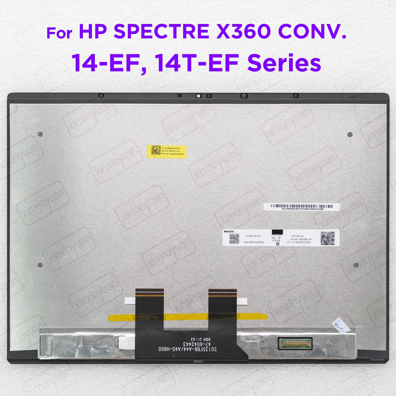 13.5" LCD Touch Screen Assembly for HP SPECTRE X360 14-EF 14T-EF AM-OLED Display Panel ...