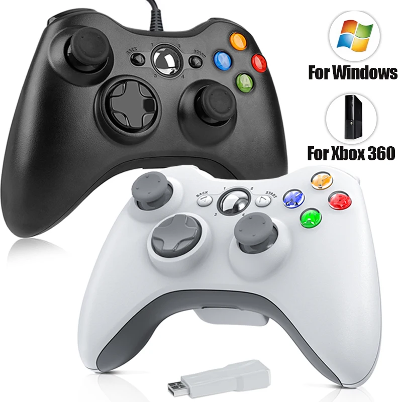 2-4G-Wired-Gamepad-For-Xbox-360-Gaming-Wireless-Controller-6-Axis ...