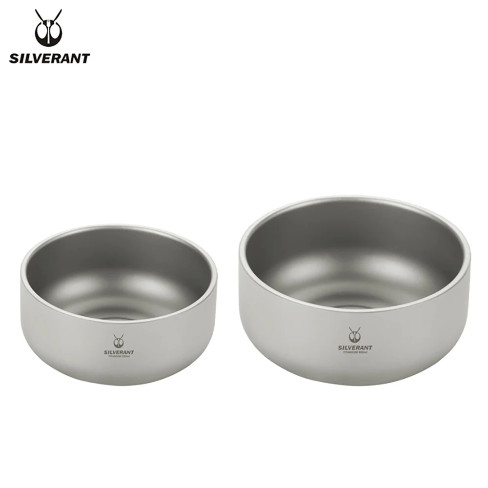 250ml 400ml Ultralight Healthy Titanium Bowl Fruit Vegetable Dinner ...
