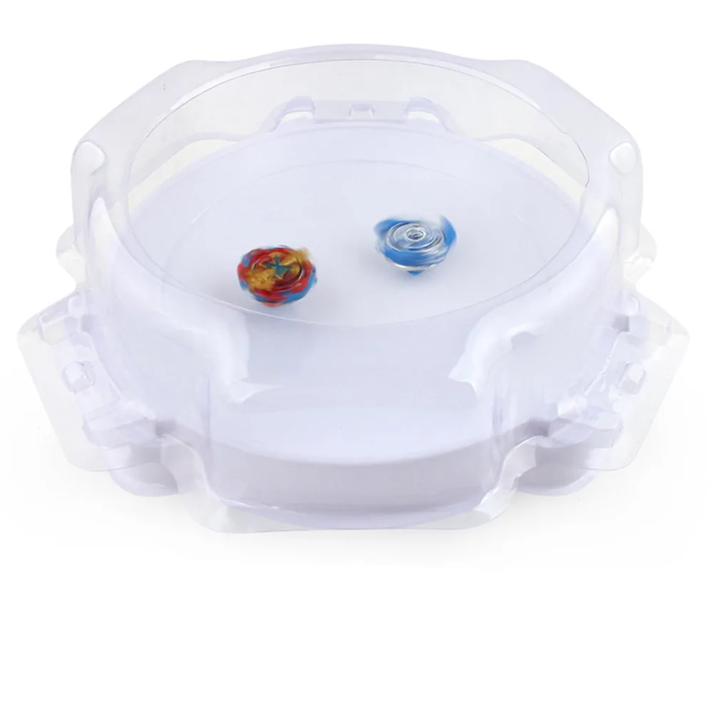 Beyblade Stadium Trendy Large White Spinning Top Arena Fun Transparent ...
