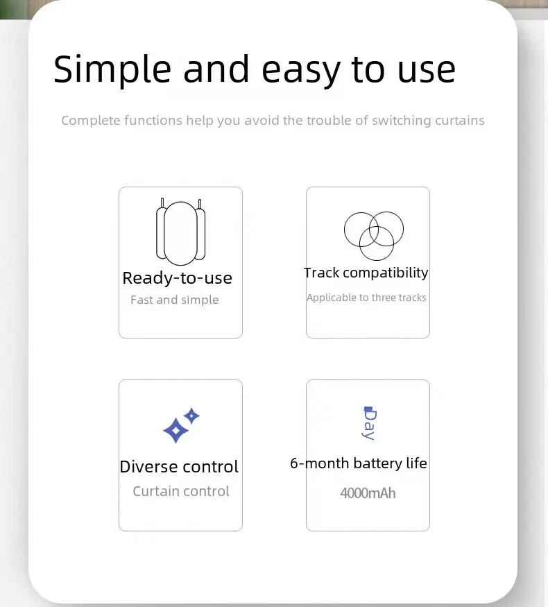 Smart Voice Controlled Electric Curtain Motor Mural Intelligence Home ...