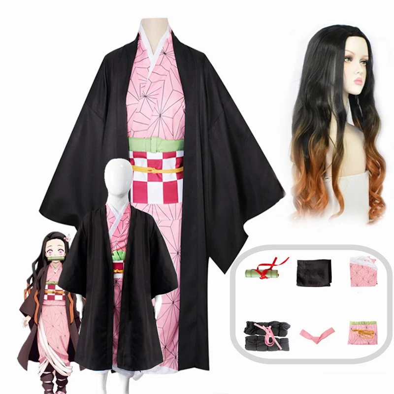 Anime Kimetsu no Yaiba Cosplay Costume Accessories Demon Slayer ...