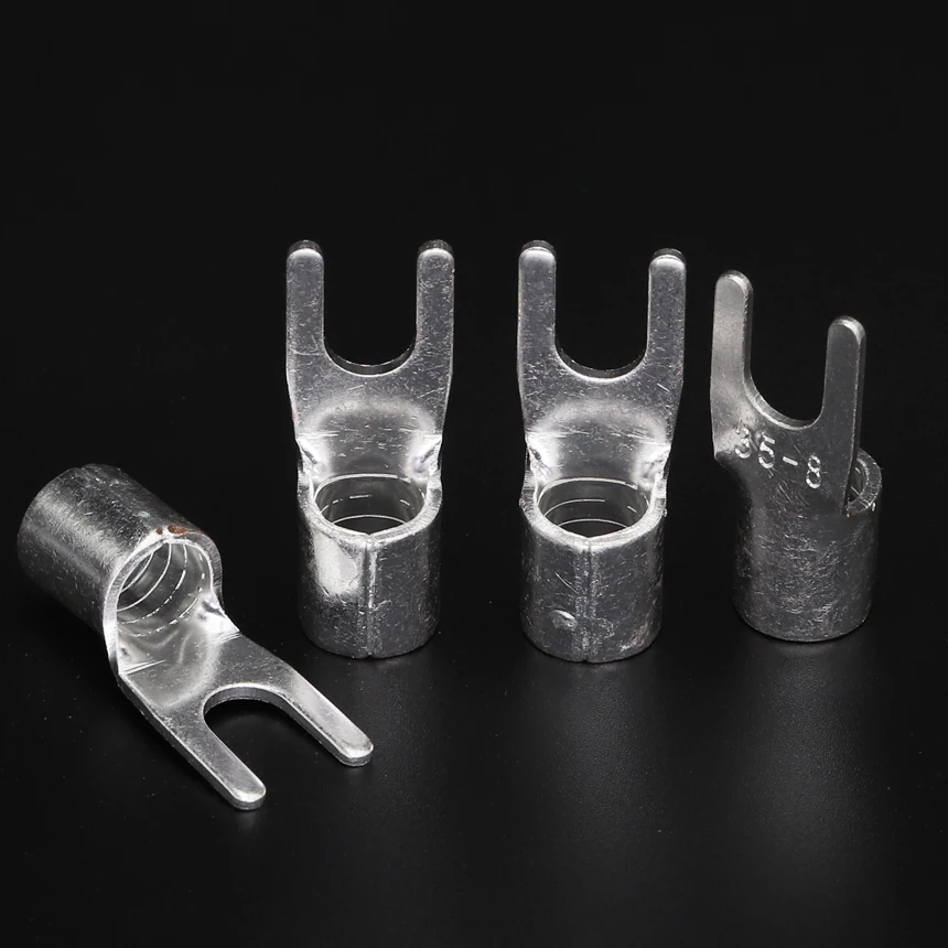 UT UT6-4/5/6/8/10 6mm2 Wire Cable Connection Copper U Plate Fork ...