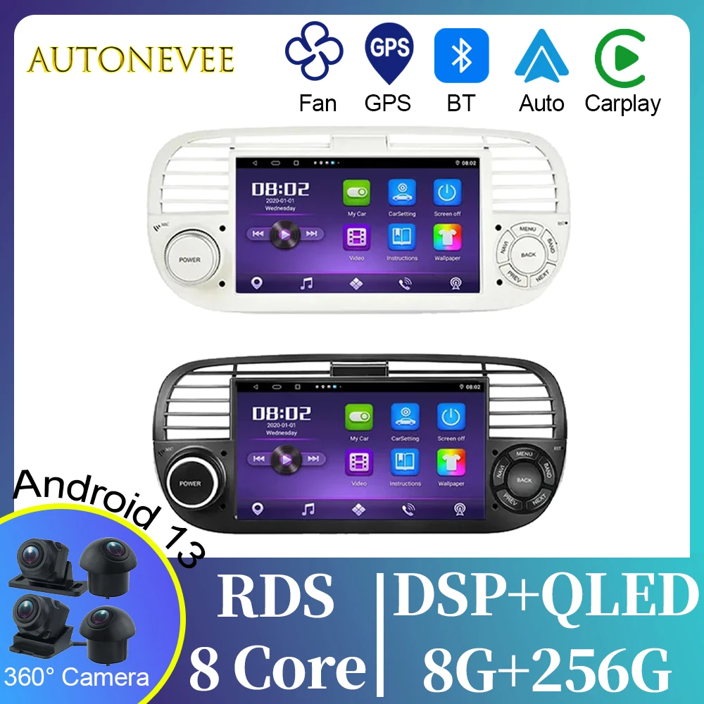 7-For-FIAT-500-Abarth-2007-2015-5G-IPS-Video-Player-Android-Auto-Car ...