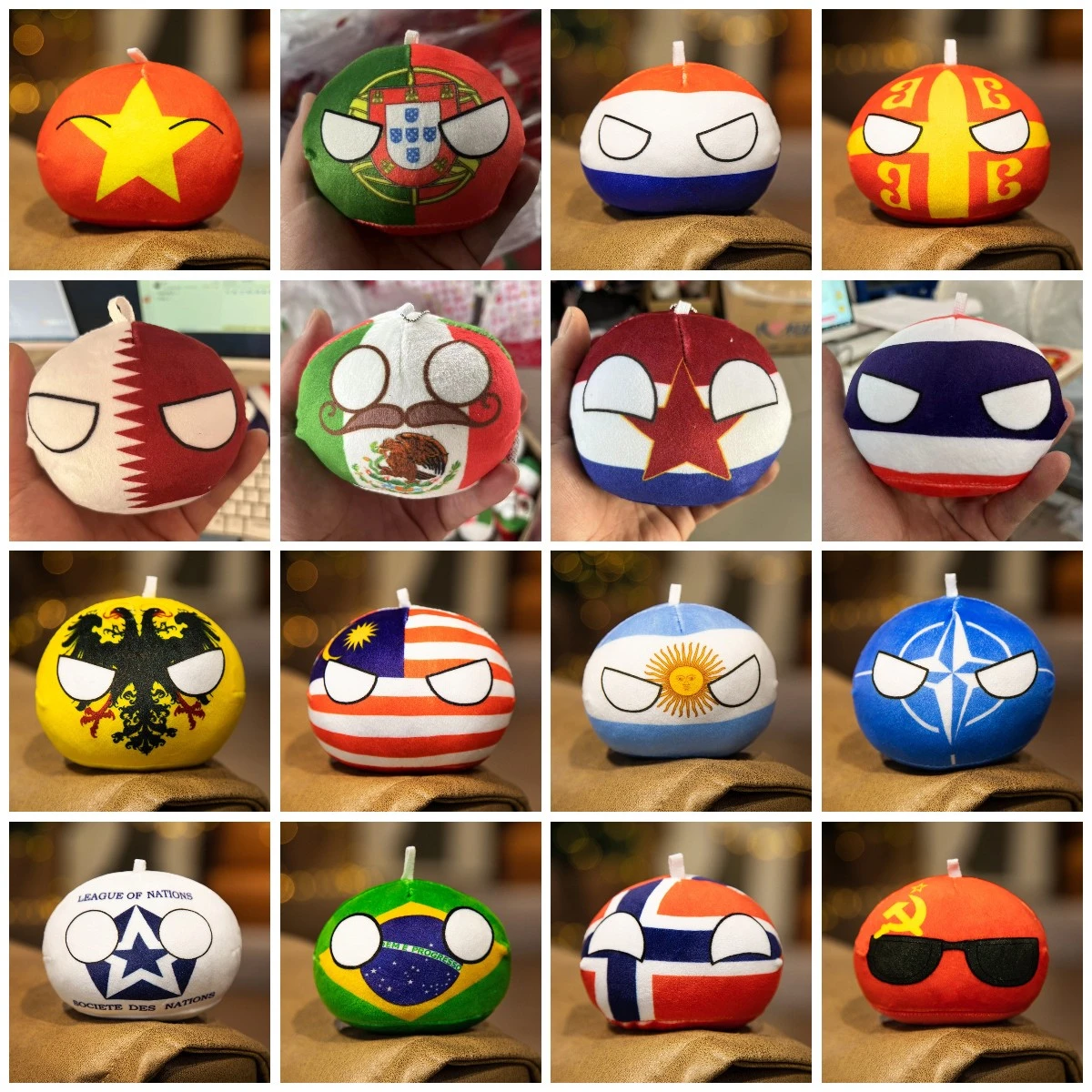 Flag Ball Plush | Country Balls | Countryballs | Stuffed Doll | Toys ...