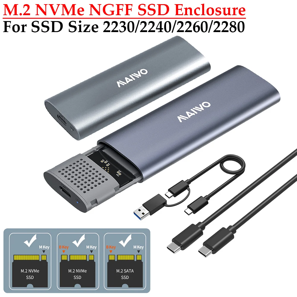 M-2-NVMe-NGFF-SSD-Enclosure-10Gbps-6Gbps-HDD-Storage-Box-Type-C-Tool ...