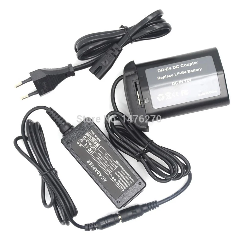 ACK E4 ac電源アダプタ + DR E4 dcカプラーLP E19 LP E4ダミーバッテリーキヤノンeos 1DC 1D × 1Dマークiii 1Dマークiv 1Dsマークiii ...
