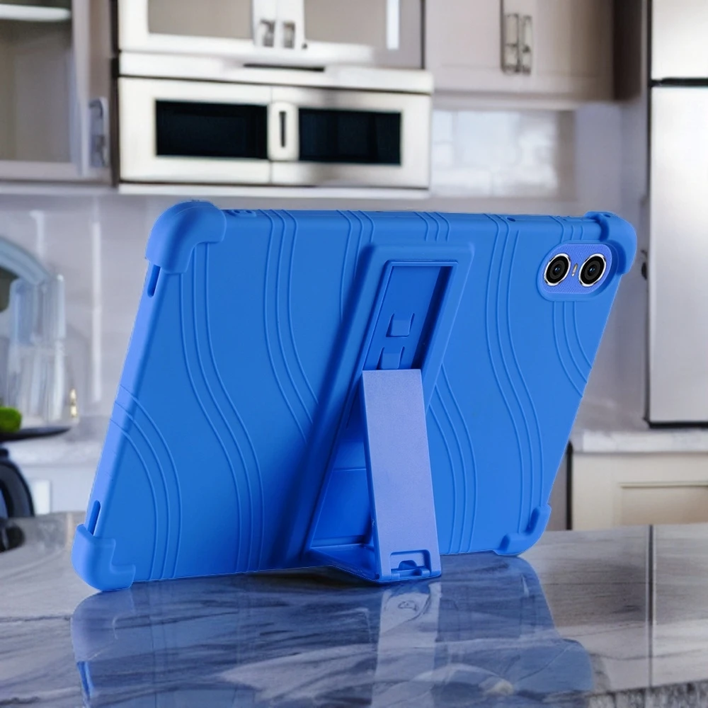 Shockproof Silicone Stand Cover (Red)