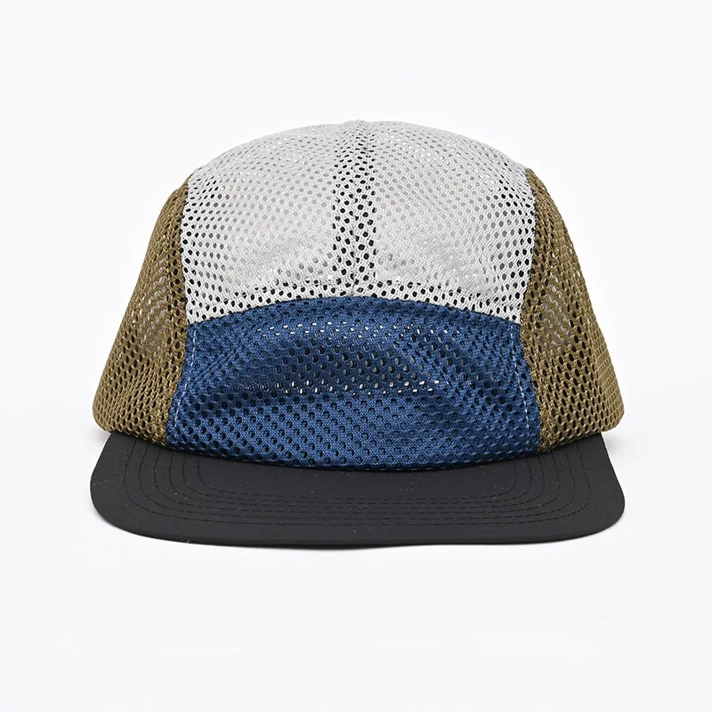 Ultralight Five Panel Mesh Caps Quick Drying Breathable Outdoor Sports ...
