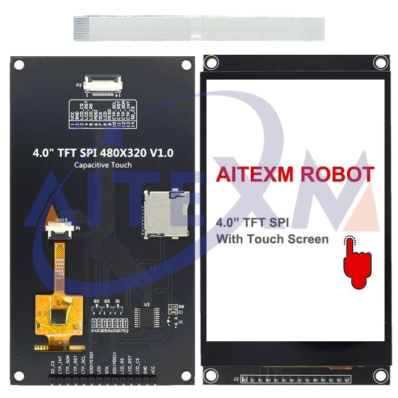 4.0 Inch Capacitive SPI Module TFT LCD Screen Capacitive Touch Screen ...