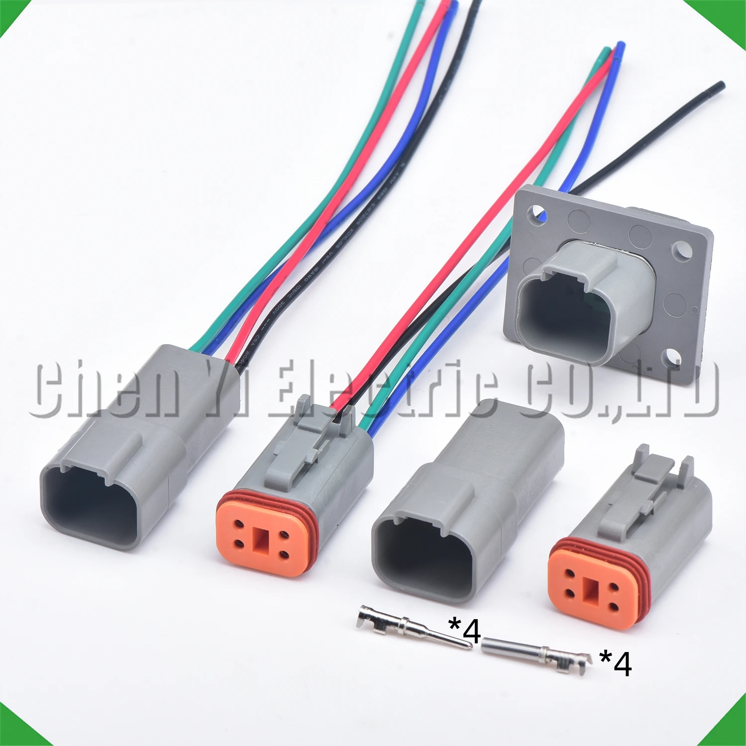 4-Pin-male-female-Auto-Waterproof-Connector-Automotive-Electrical-Wire ...