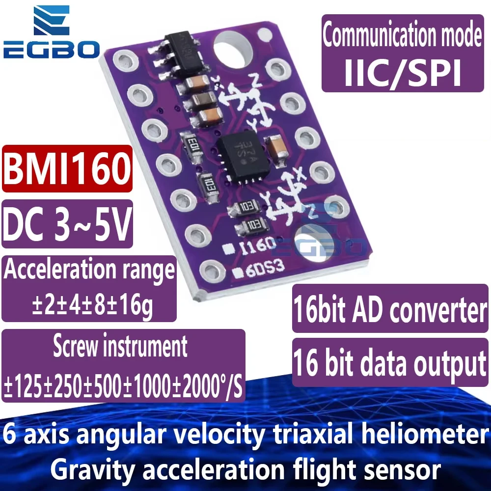 1PCS-EGBO-BMI160-Accelerometer-Gyroscope-Module-6-Dof-inertial ...