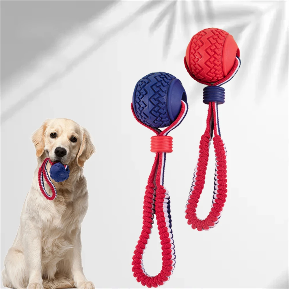 Bite Resistant Dogs Chewing Toys Pet Interactive Training Rope Knot ...