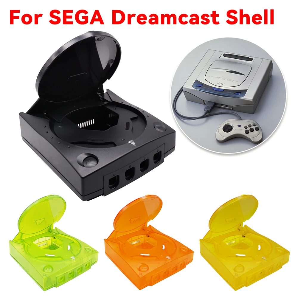 Replacement-Plastic-Shell-Translucent-Case-for-SEGA-Dreamcast-Video-Game-Console-Protective-Box ...