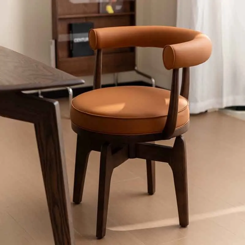 Luxury-Solid-Wood-Living-Room-Chairs-Rotating-Dining-Chairs-Creative ...