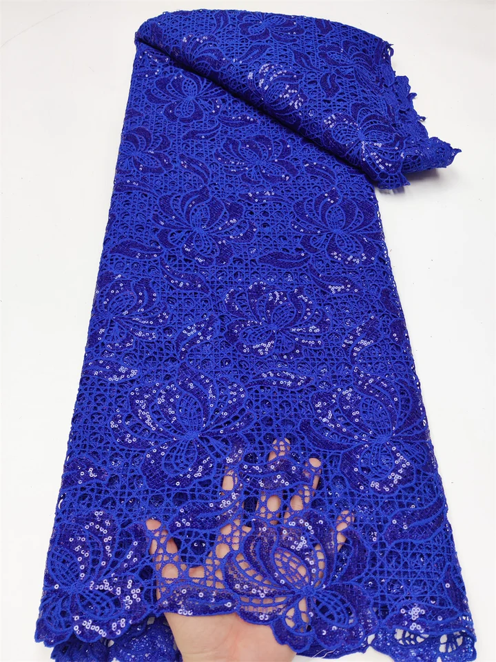 Tejido De Encaje Con Festones De Piedra