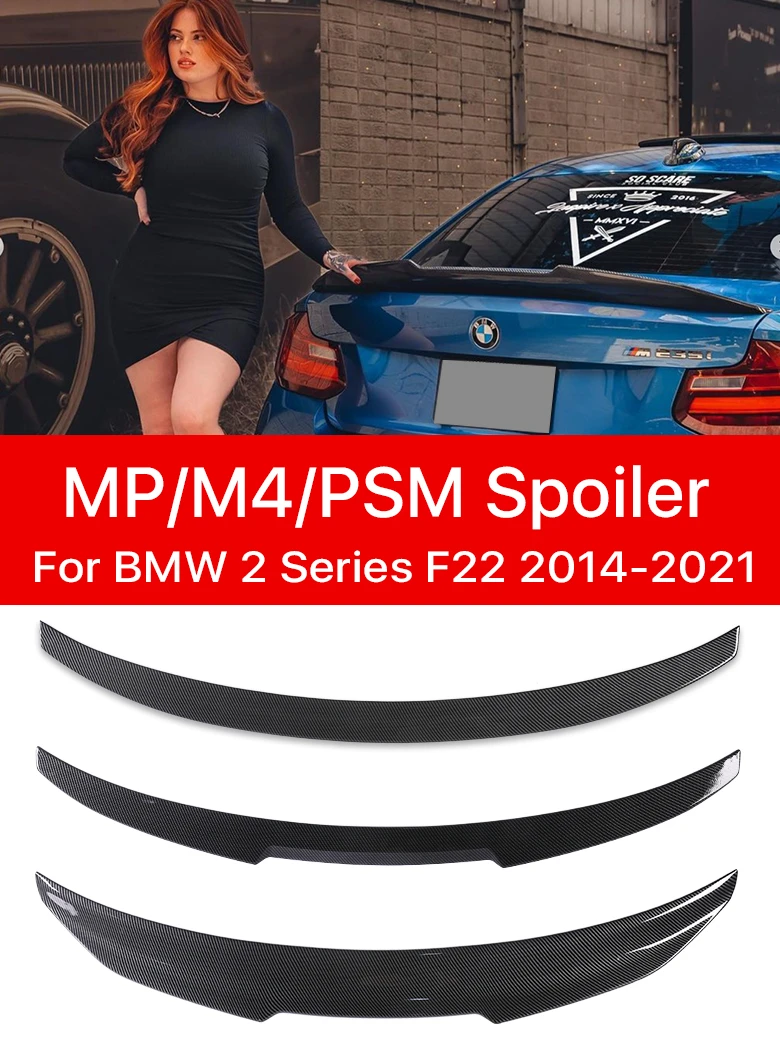 Carbon Fiber Rear Bumper Lip Trunk Wing Tail Mp M4 Psm Style Roof ...