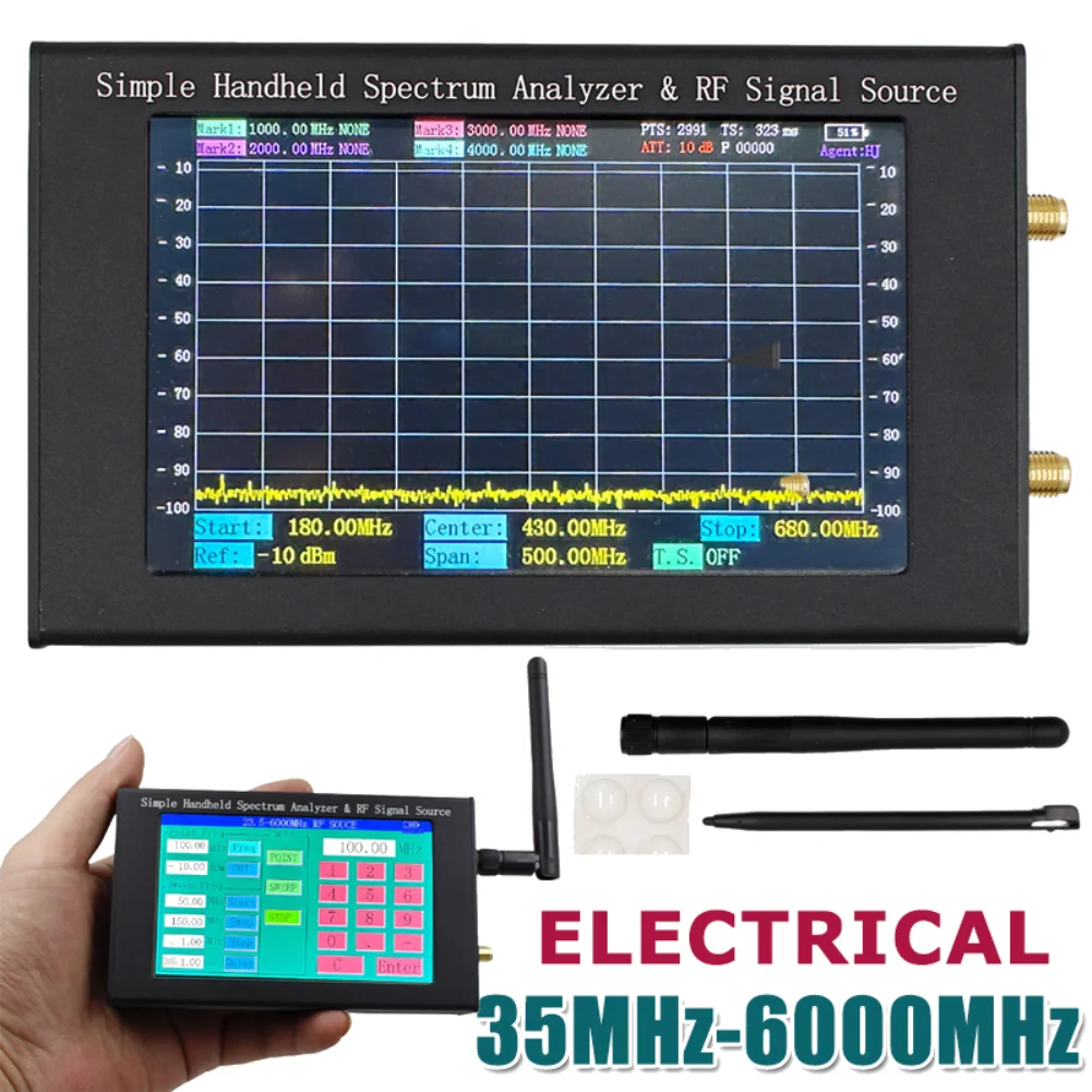 Handheld-Spectrum-Analyzer-RF-Signal-Source-Tracking-Source-Frequency ...