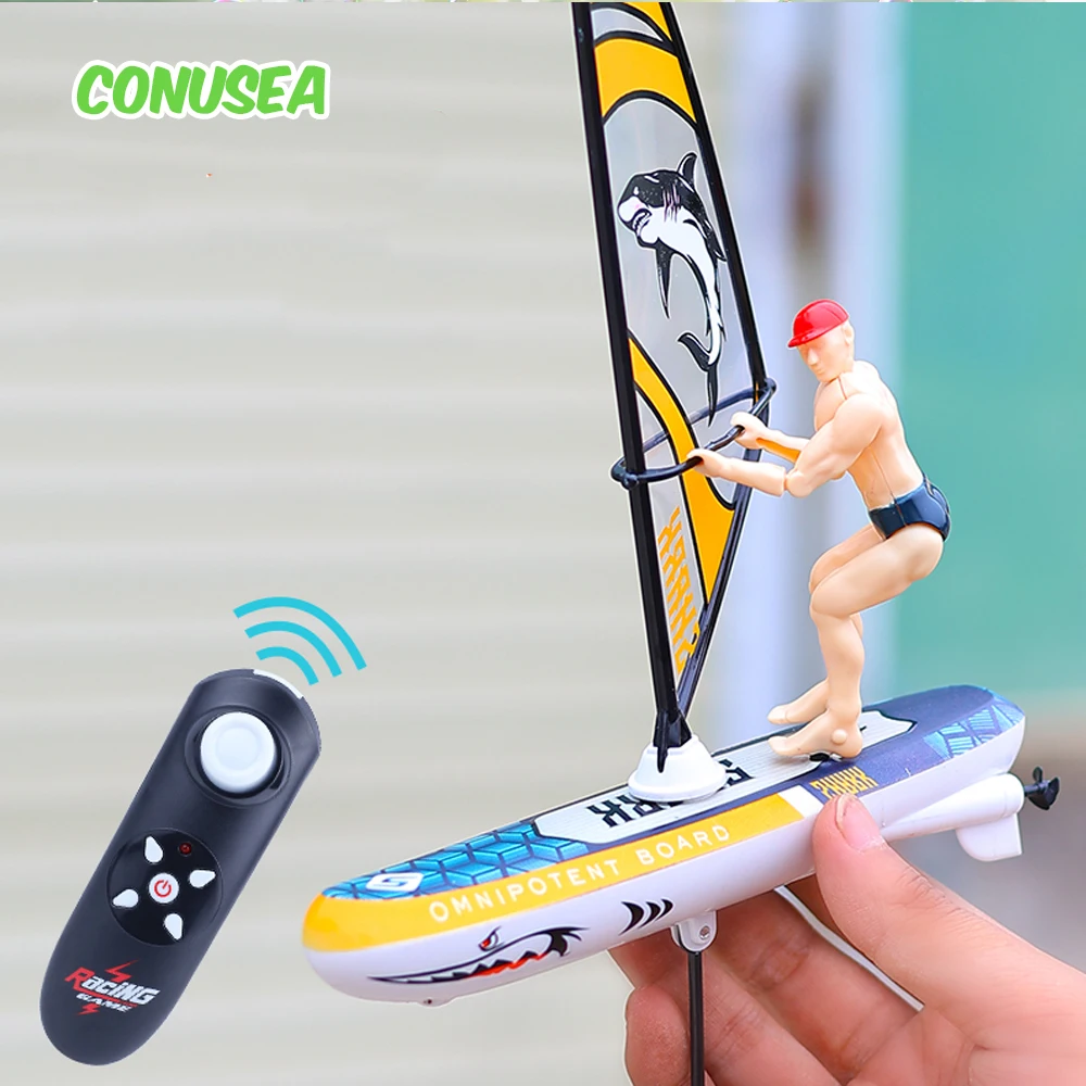 Rc Boats Sailing Ship Model Toy 2.4G Remote Controlled Boat Mini ...