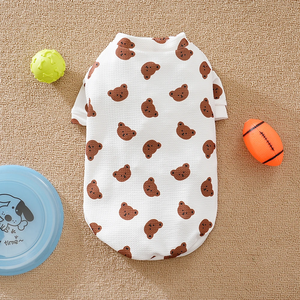 Bear-Print-Dog-Shirt-Pet-T-Shirts-Soft-Breathable-Stretchy-Cats-Dogs ...